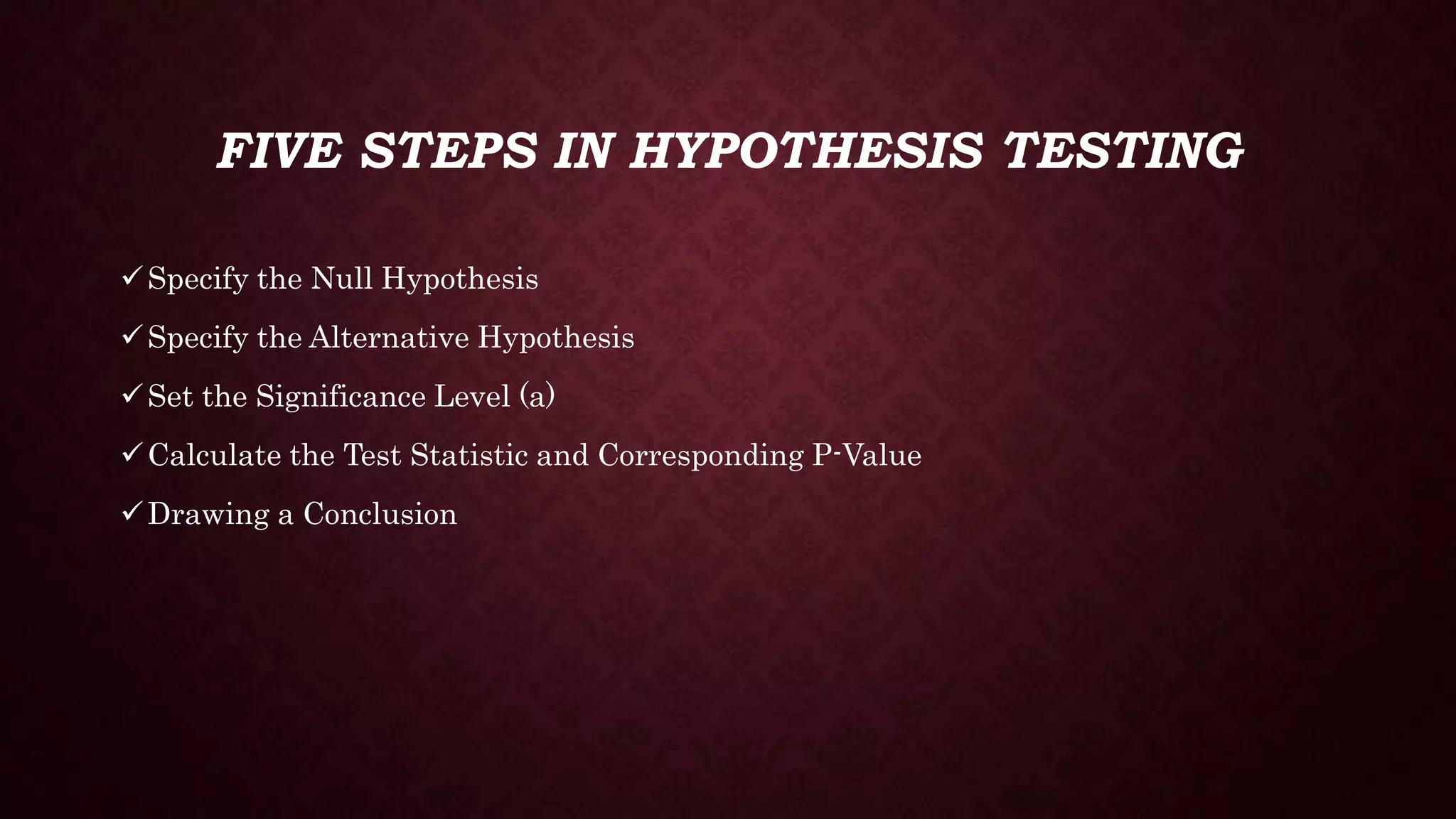 Hypothesis testing | PPTX
