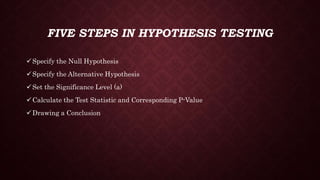 Hypothesis testing | PPTX