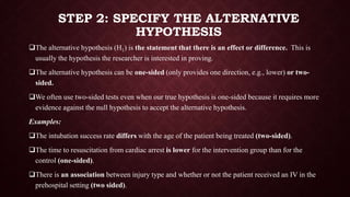 Hypothesis testing | PPTX