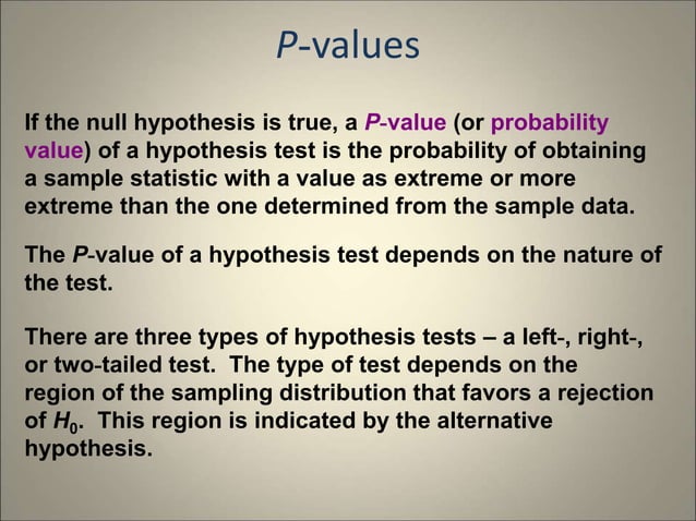 HYPOTHESIS TESTING.ppt | Standardized Testing | Educational Assessment