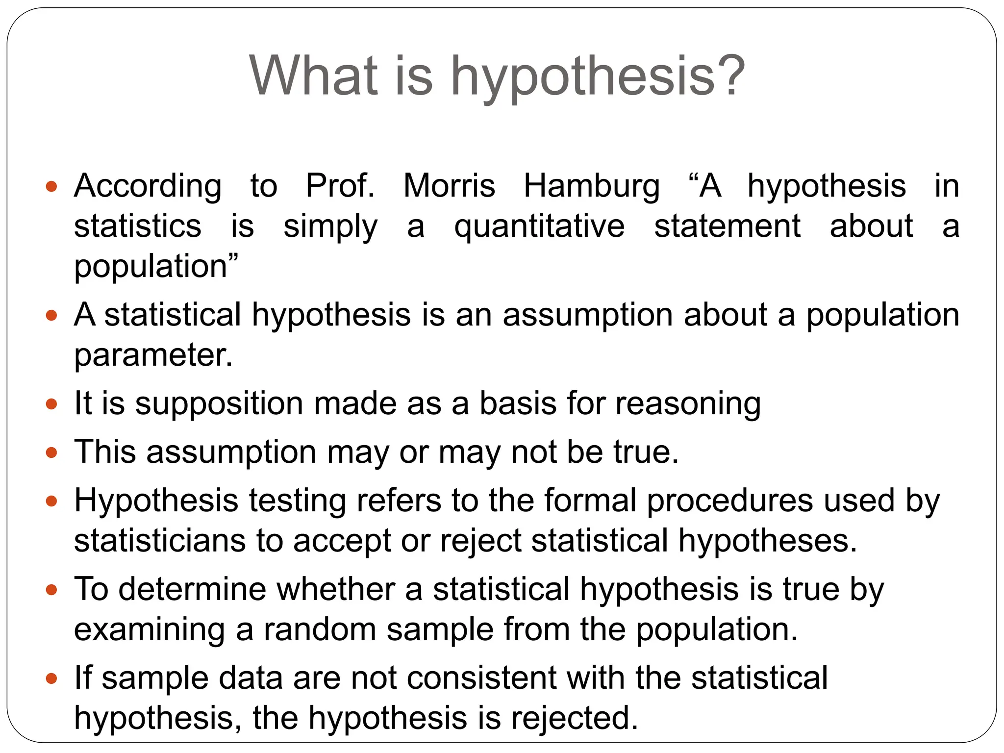 Hypothesis Testing.pptx ( T- test, F- test, U- test , Anova) | PPTX