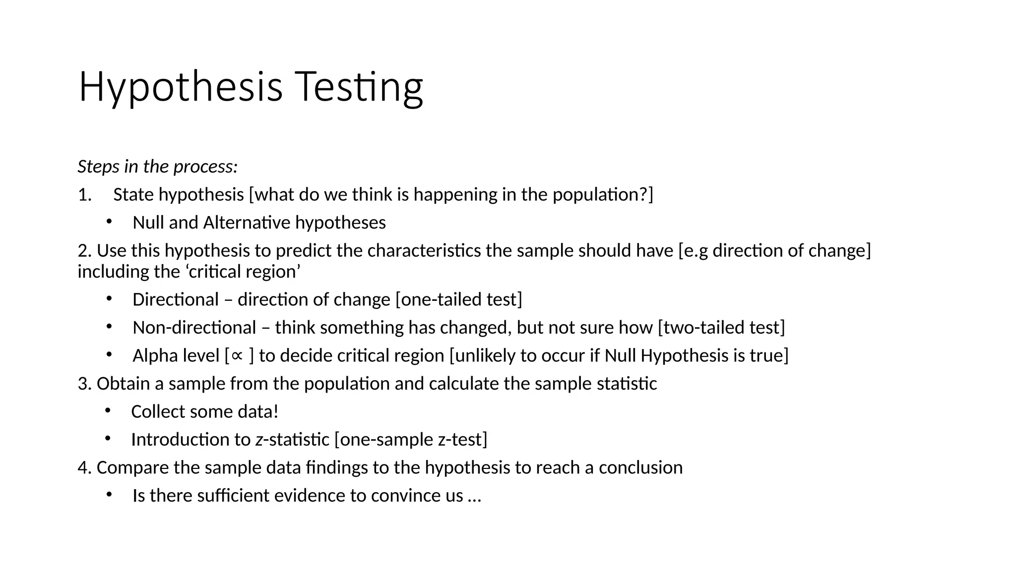 Hypothesis Testing123456789101121314151617pptx Free Download