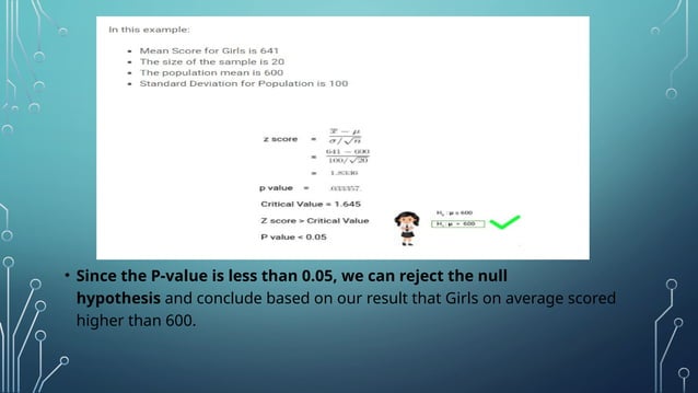 Hypothesis testing basics in the field of statistics | PPT