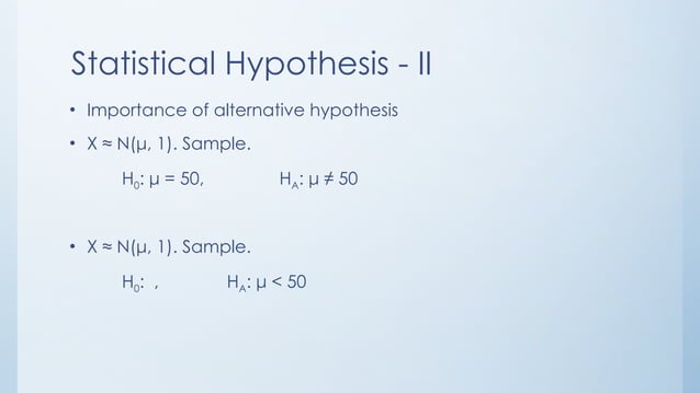 Hypothesis testing - college hypothesis testing | PPTX