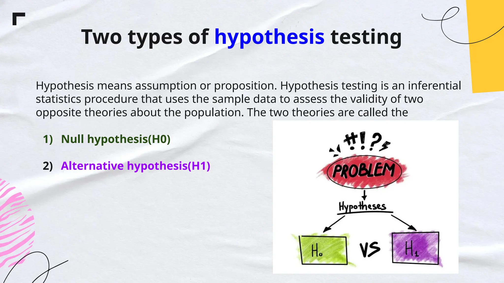 Hypothesis Testing Comple with example Engineering | PPT