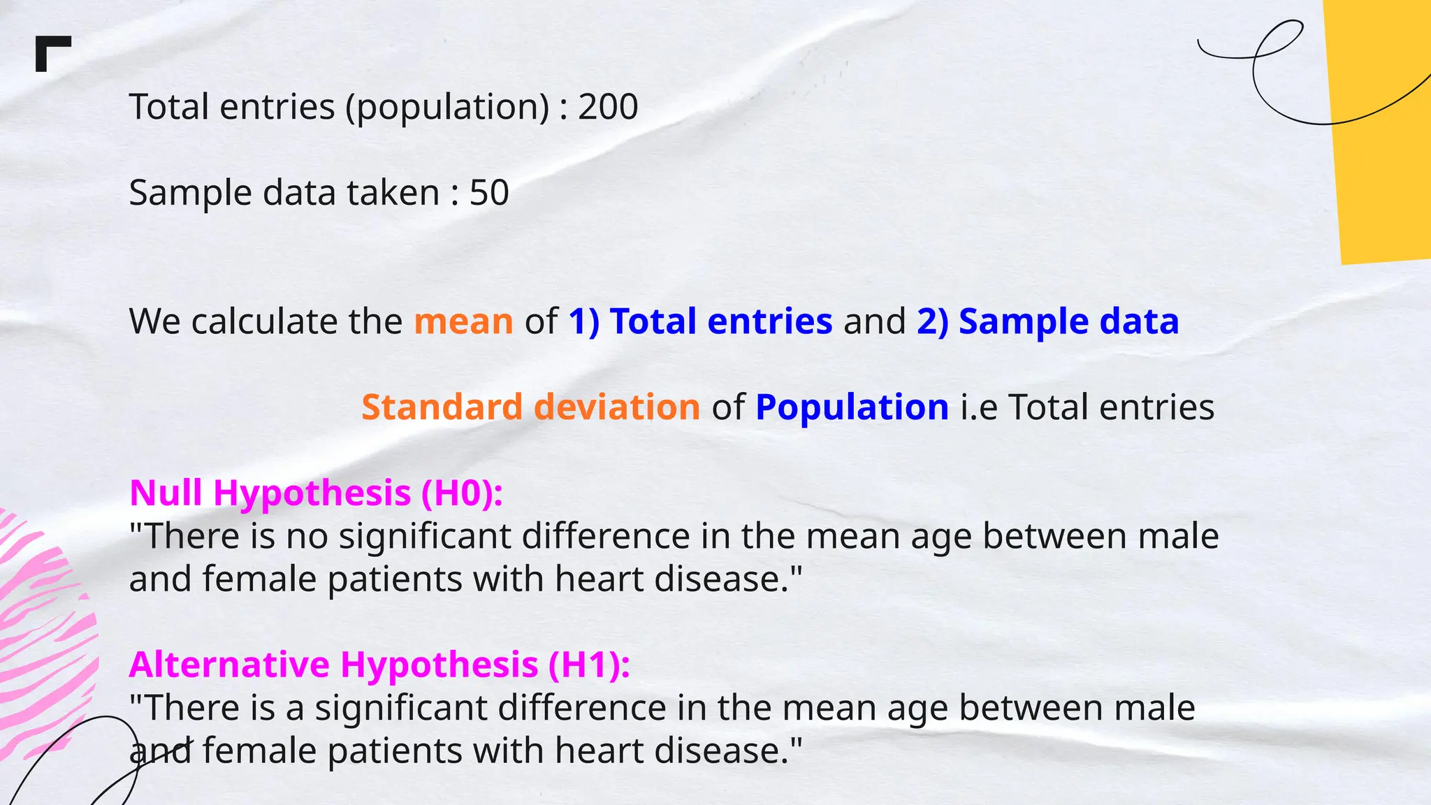 Hypothesis Testing Comple with example Engineering | PPT