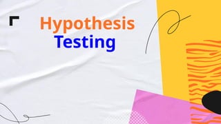 Hypothesis Testing Comple with example Engineering | PPT