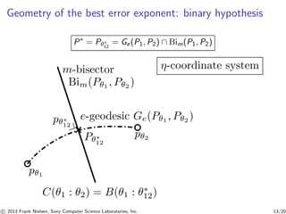 Slides: Hypothesis testing, information divergence and computational ...