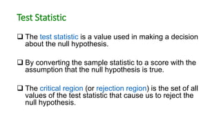 Hypothesis testing1 | PPTX