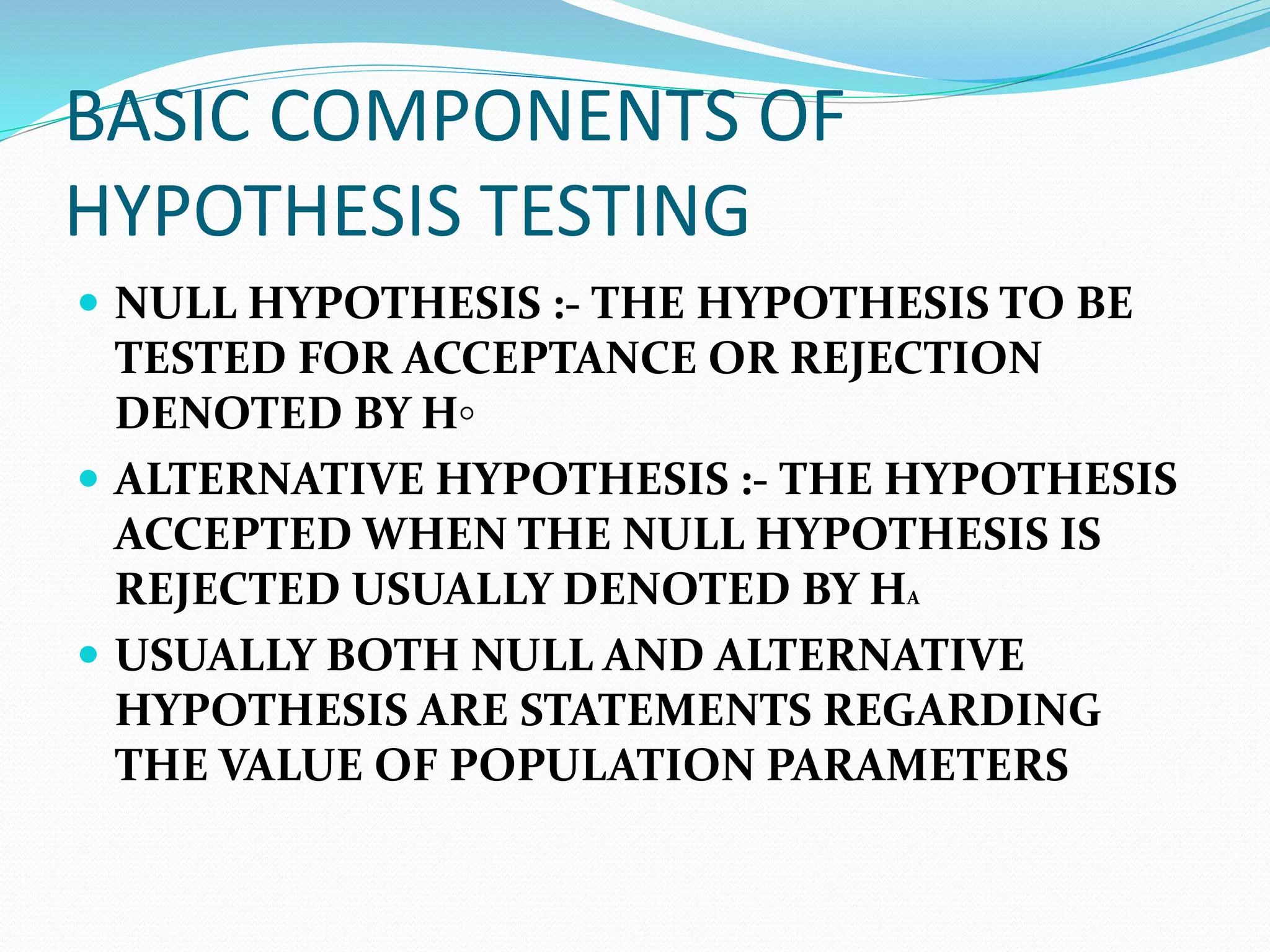 Hypothesis testing (1) | PPTX