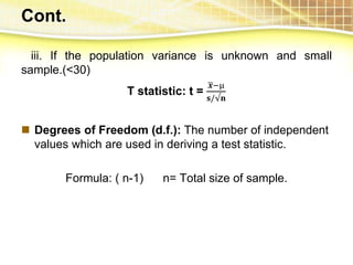 Hypothesis testing 47 | PPT