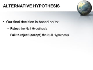 Hypothesis testing | PPT