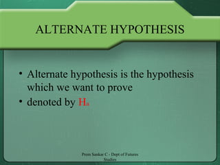 Hypothesis Testing for Beginners | PPT