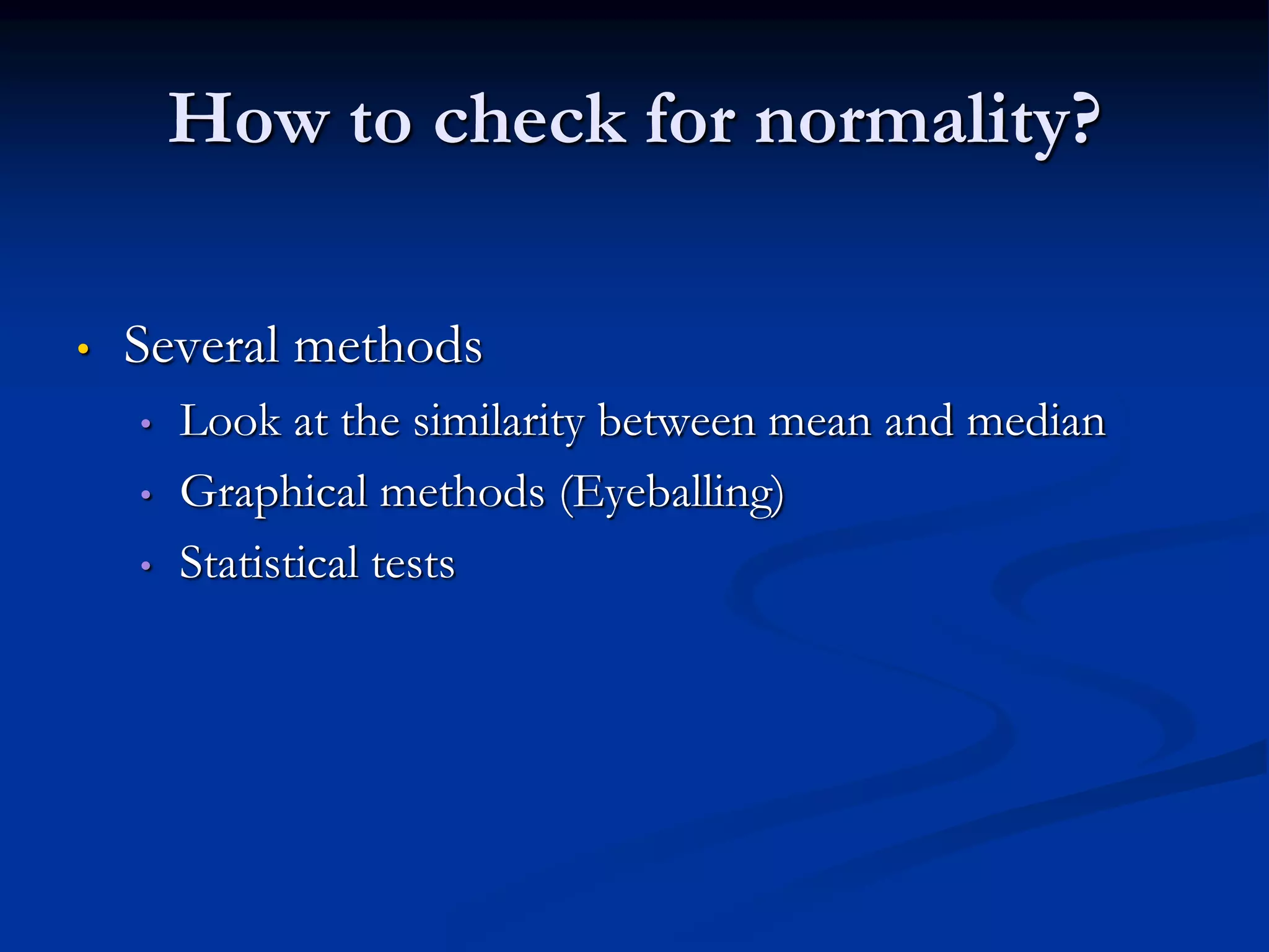 Hypothesis testing for nonparametric data | PPT