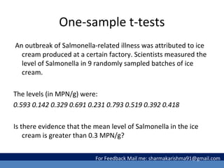Hypothesis testing in R | PPT | Science
