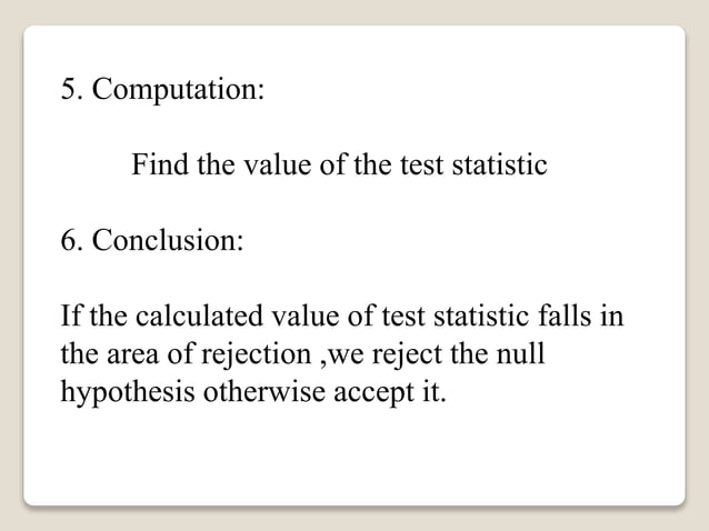Hypothesis testing part ii for single mean | PPT