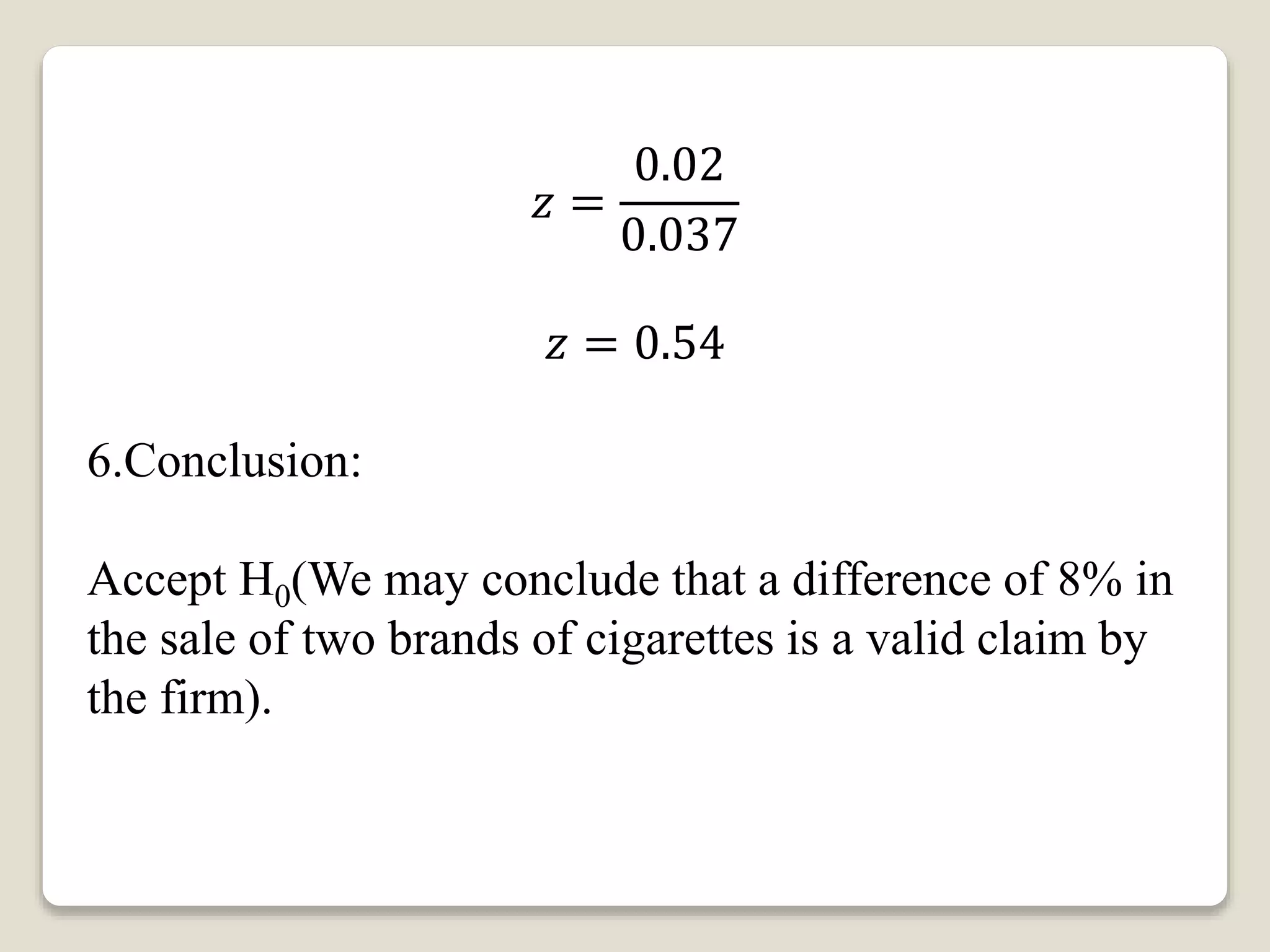 Hypothesis testing part v for single and double proportions | PPTX