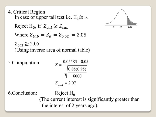 Hypothesis testing part v for single and double proportions | PPTX