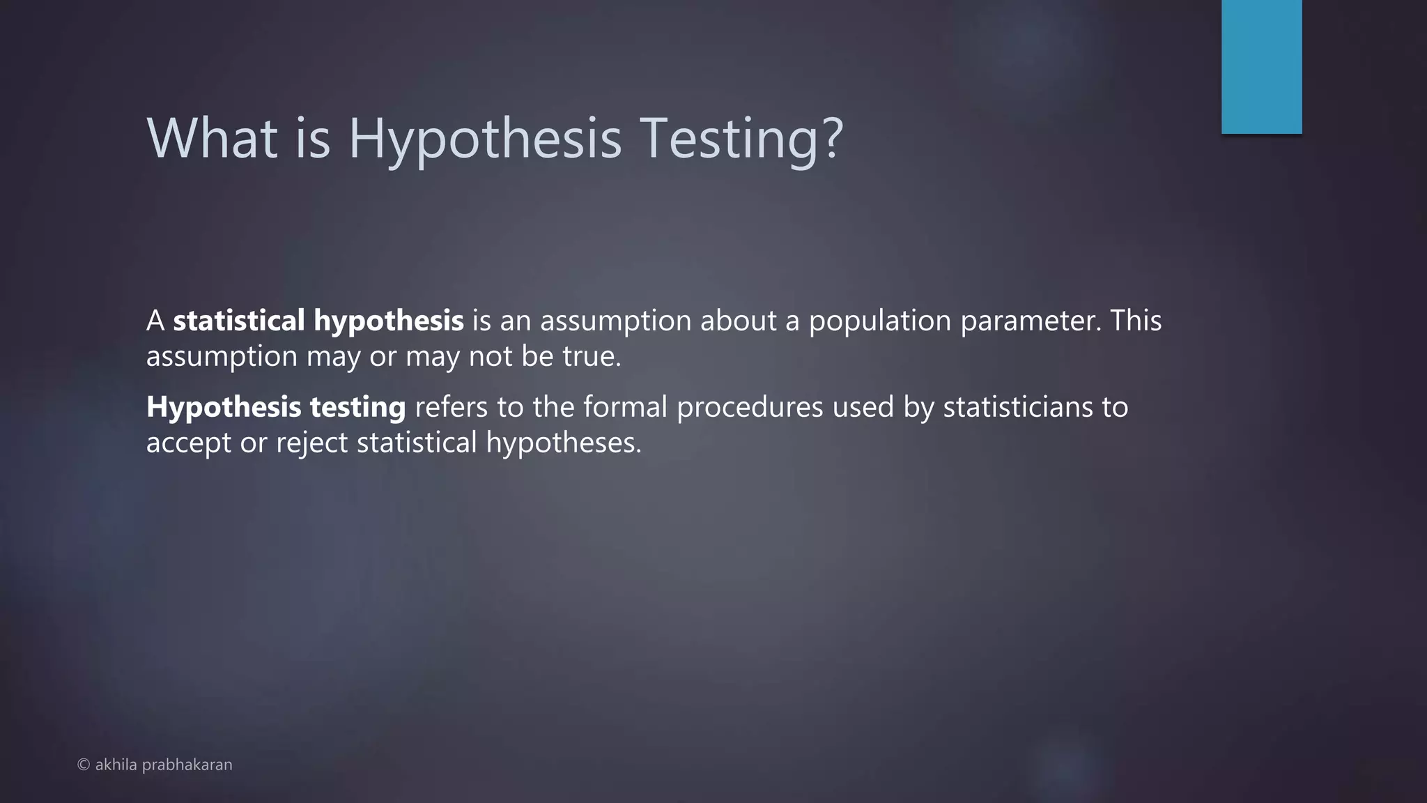 Hypothesis testing Part1 | PPTX
