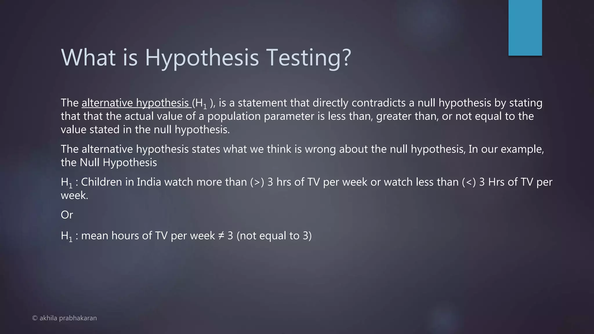 Hypothesis testing Part1 | PPTX