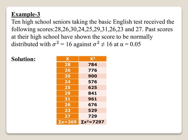 Hypothesis testing part vi single variance | PPTX | Physics | Science
