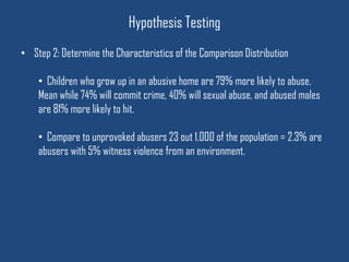 Hypothesis testing presentation | PPTX