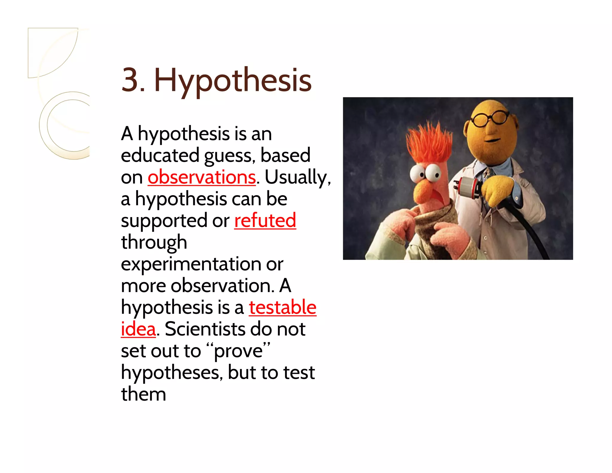 Hypothesis, Theory, and Laws | PDF