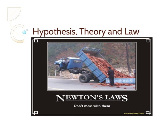 Hypothesis, Theory, and Laws | PDF