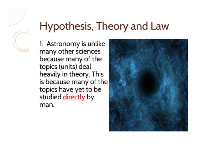 Hypothesis, Theory, and Laws | PDF