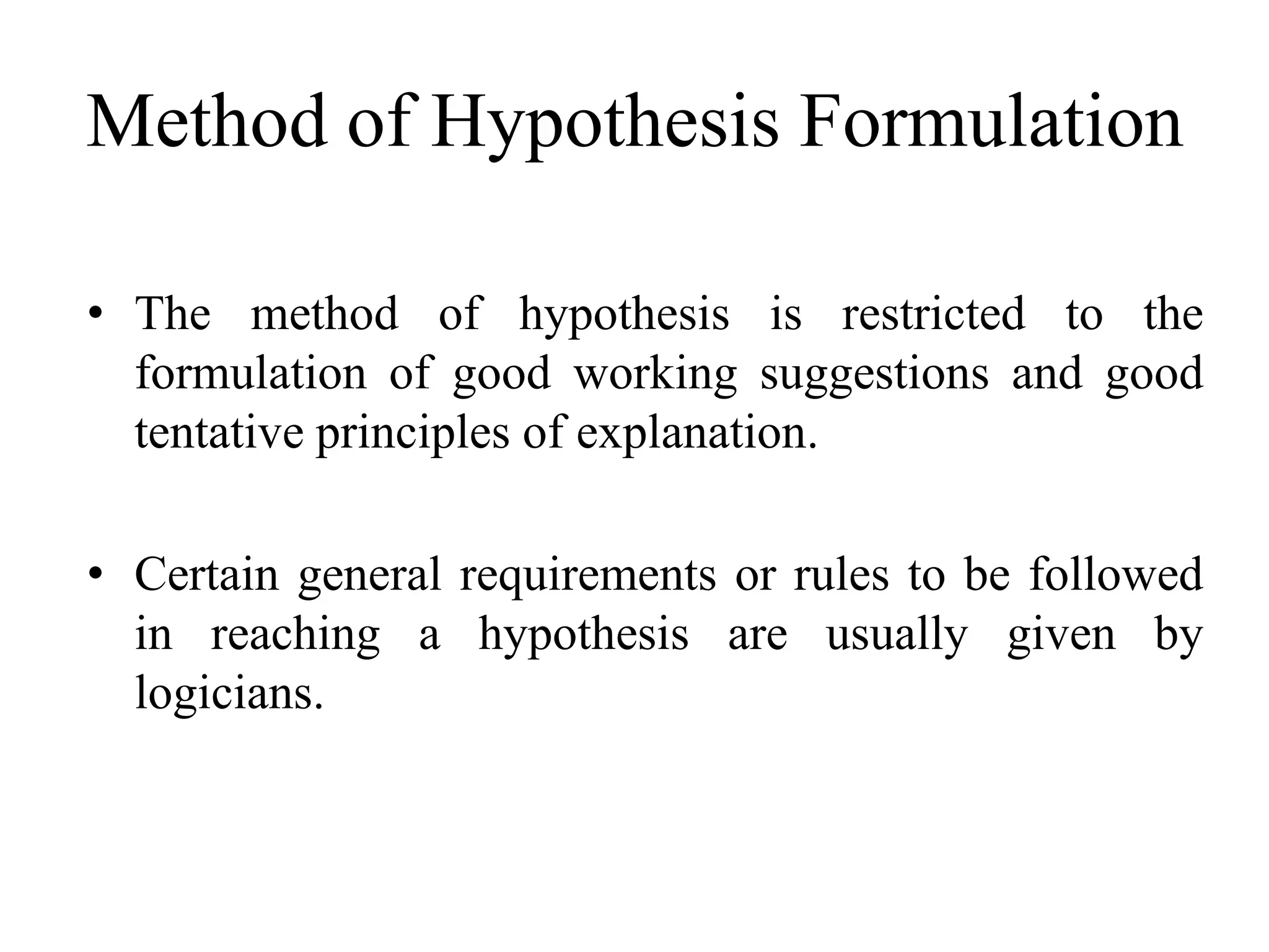 Hypothesis, theory and scientific laws. | PPTX