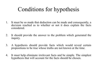Hypothesis, theory and scientific laws. | PPTX