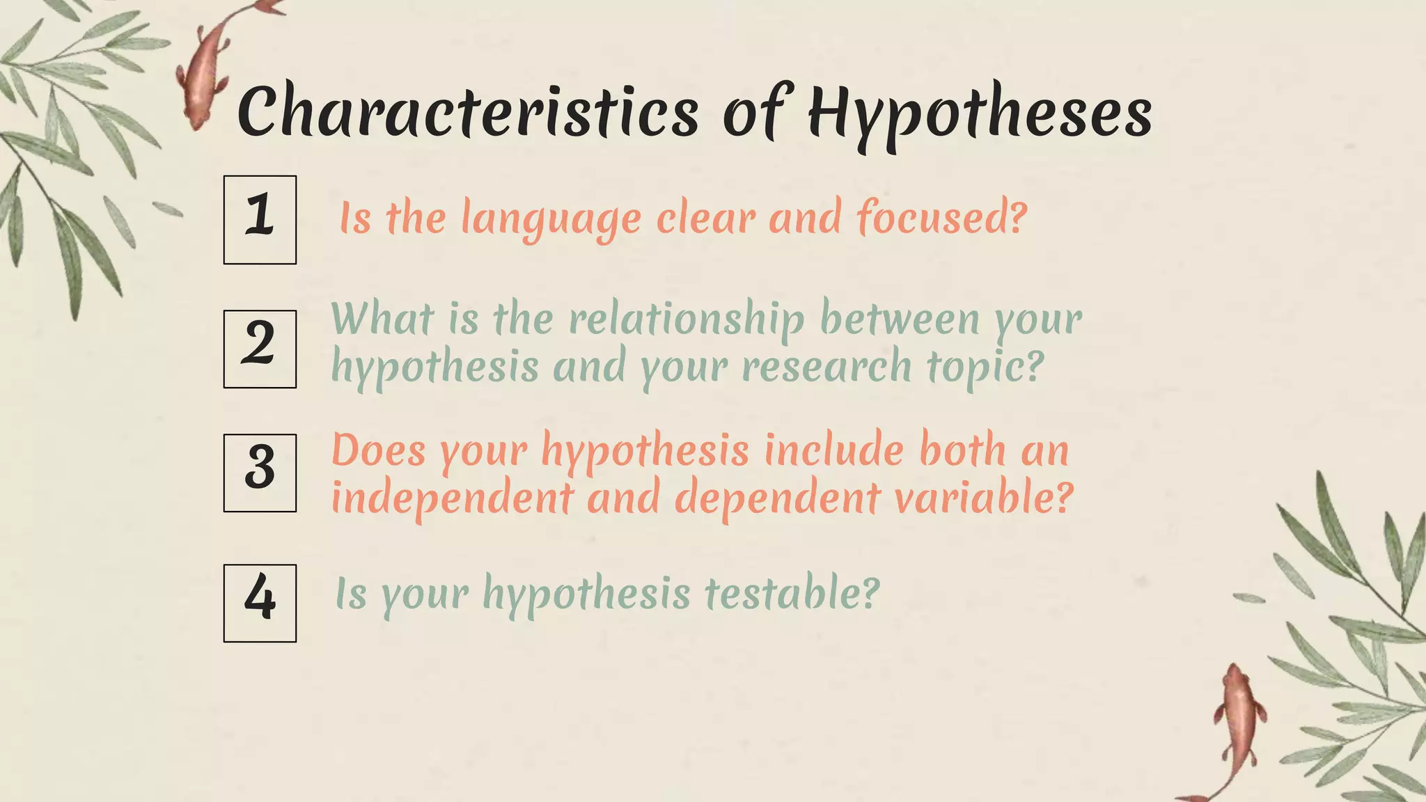 Hypothesis types, formulation, and testing | PPTX