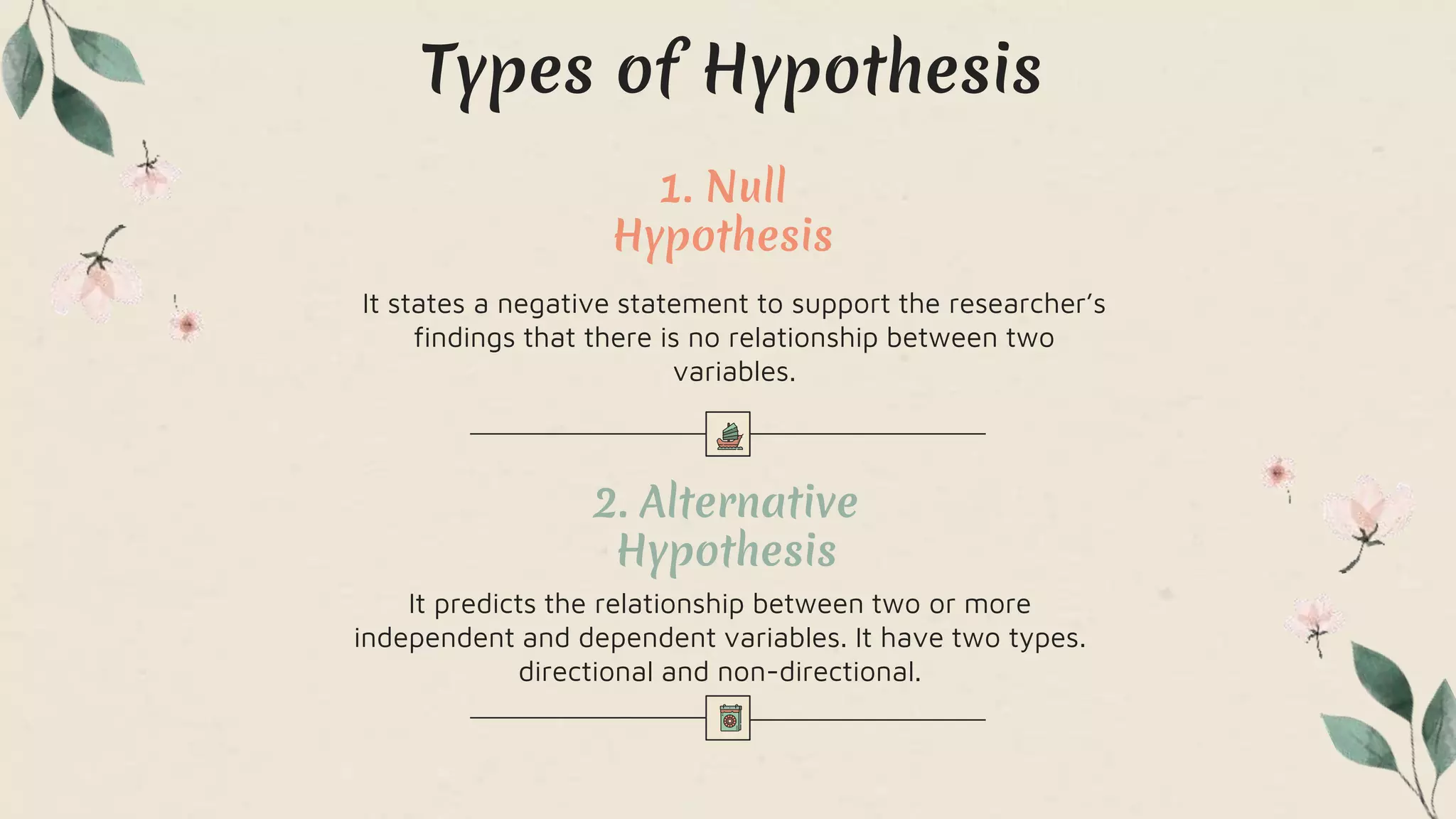 Hypothesis types, formulation, and testing | PPTX