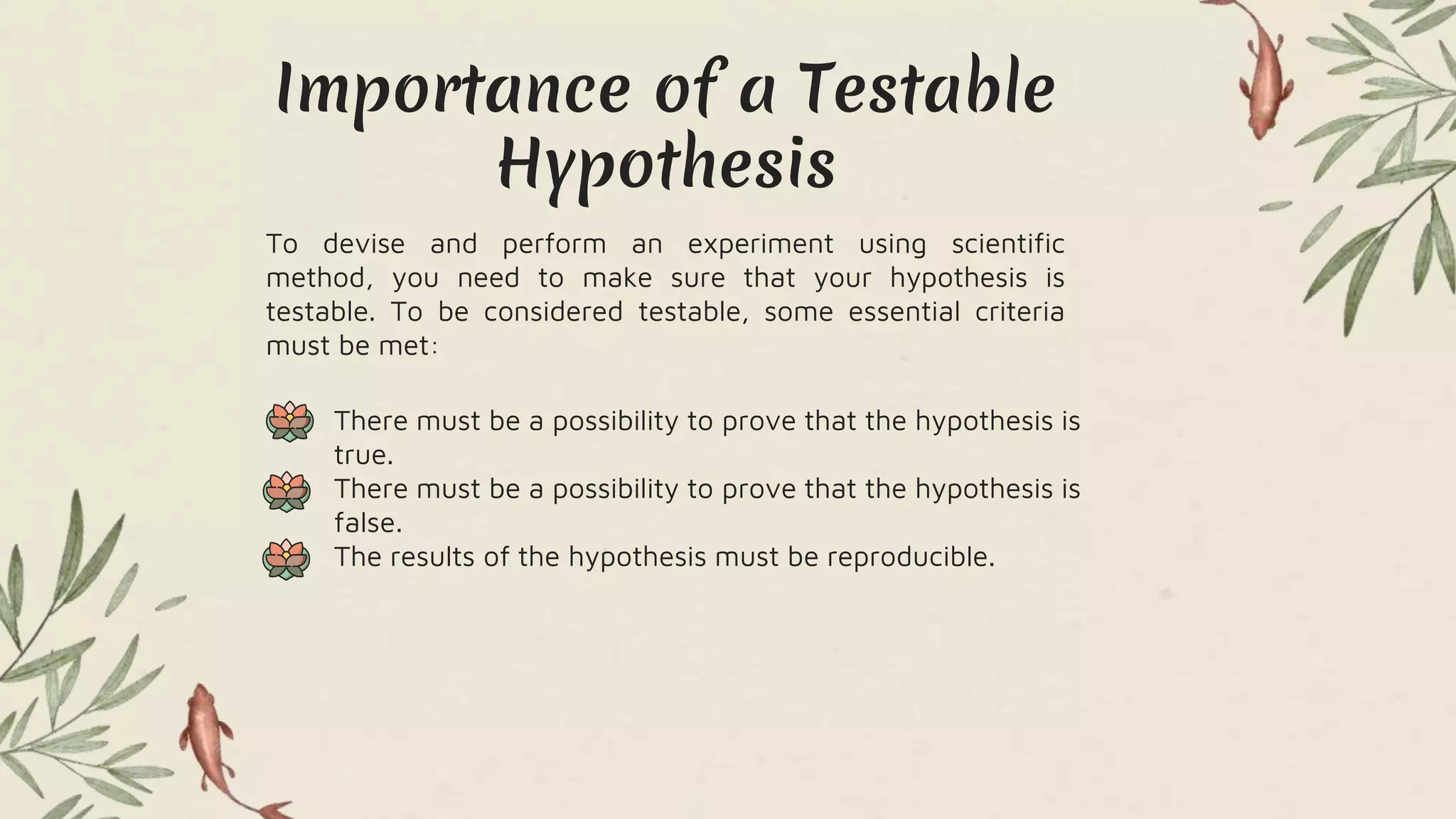 Hypothesis types, formulation, and testing | PPTX