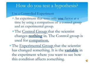 Hypothesis Writing | PPT