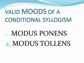 Hypothetical Syllogism | PPTX