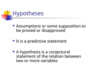 Hypothetico-Deductive Method used for qualitative research | PPT