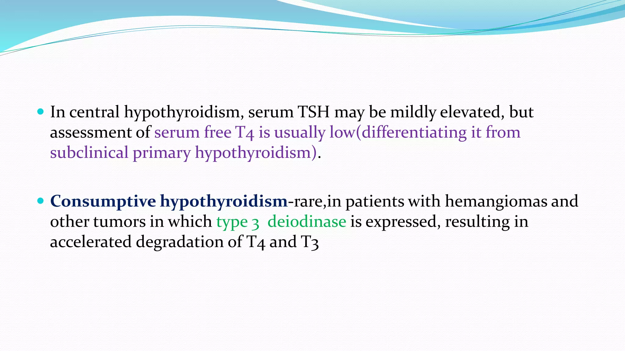 Hypothyrodism | PPTX