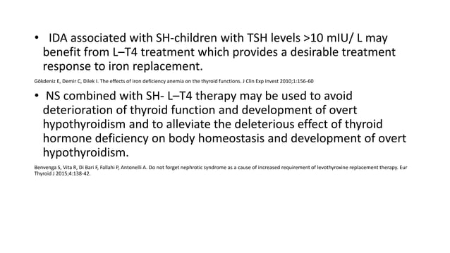 subclincal hypothyrodism in children | PPT
