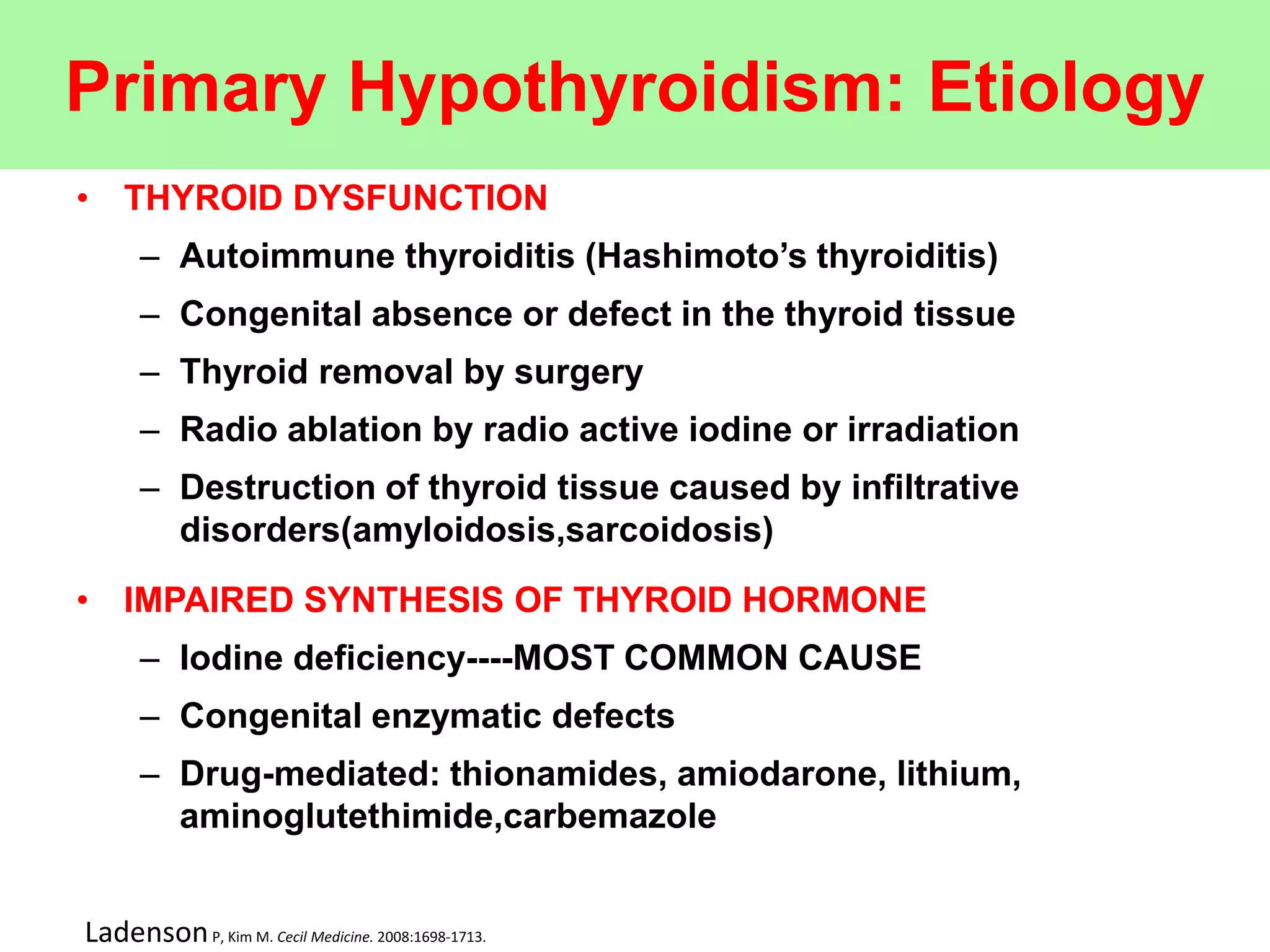 HYPOTHYROIDIM Made Easy –Through Case Studies, Dr. Sharda jain | PPTX