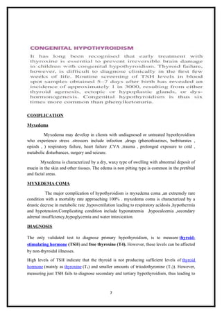 Hypothyroidism | DOC
