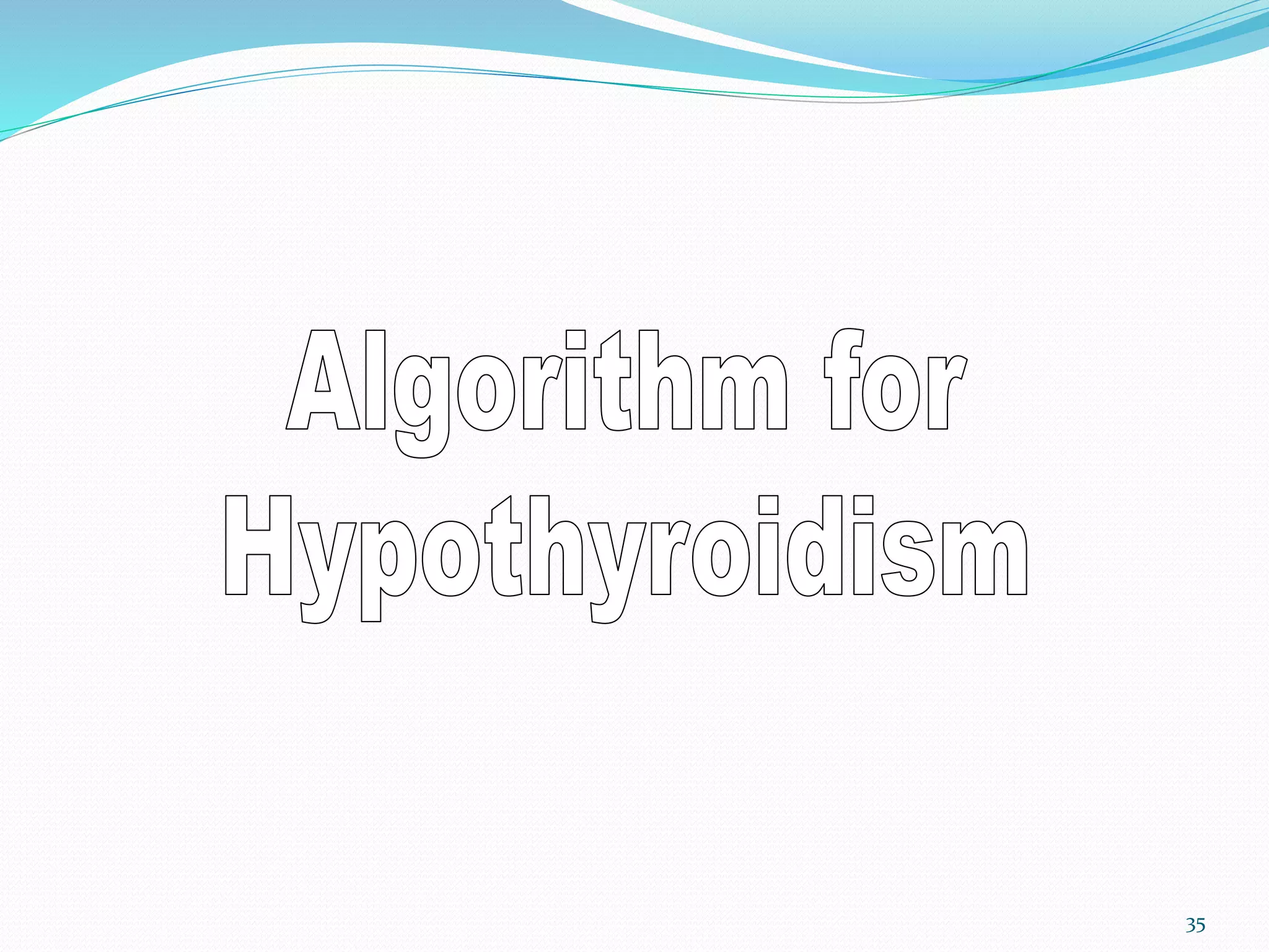 Hypothyroidism | PPTX