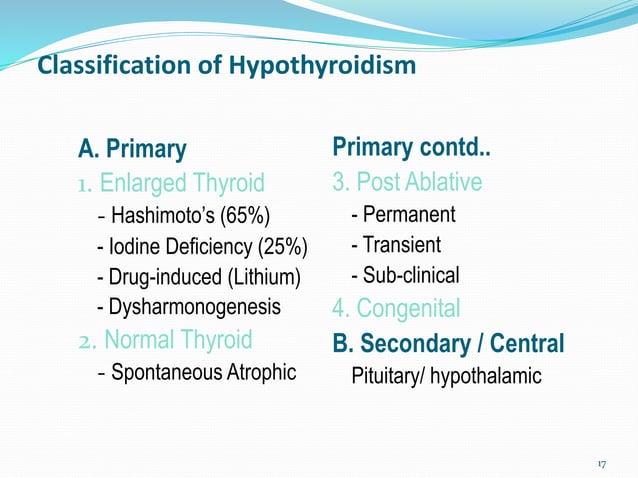 Hypothyroidism | PPTX | Thyroid Disorders | Endocrine and Metabolic Diseases