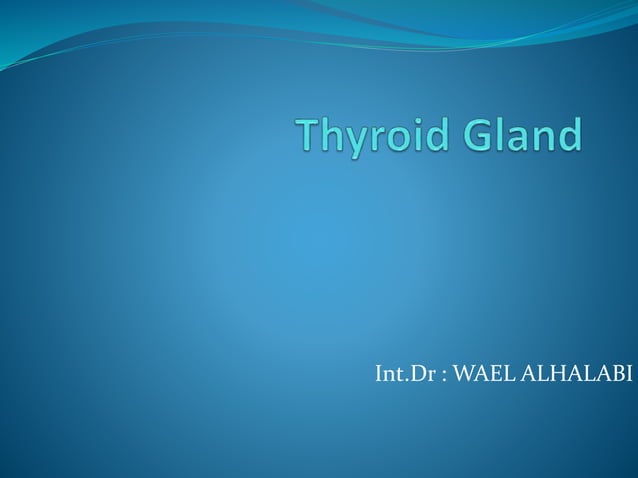 Hypothyroidism | PPTX | Thyroid Disorders | Endocrine and Metabolic Diseases