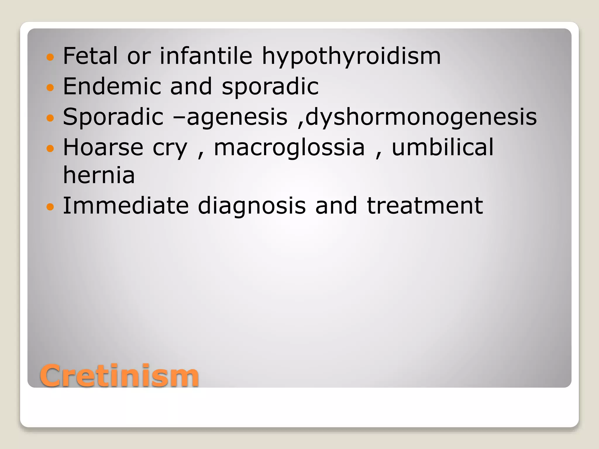 Hypothyroidism | PPTX