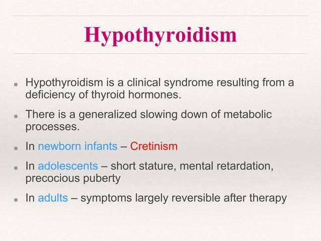 Hypothyroidism | PPTX | Thyroid Disorders | Endocrine and Metabolic Diseases