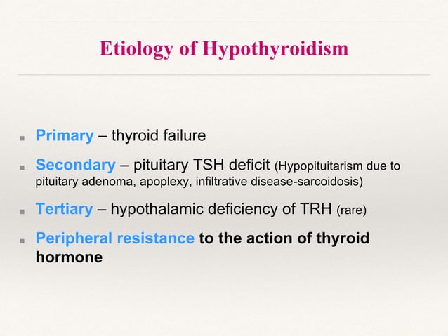 Hypothyroidism | PPTX | Thyroid Disorders | Endocrine and Metabolic Diseases