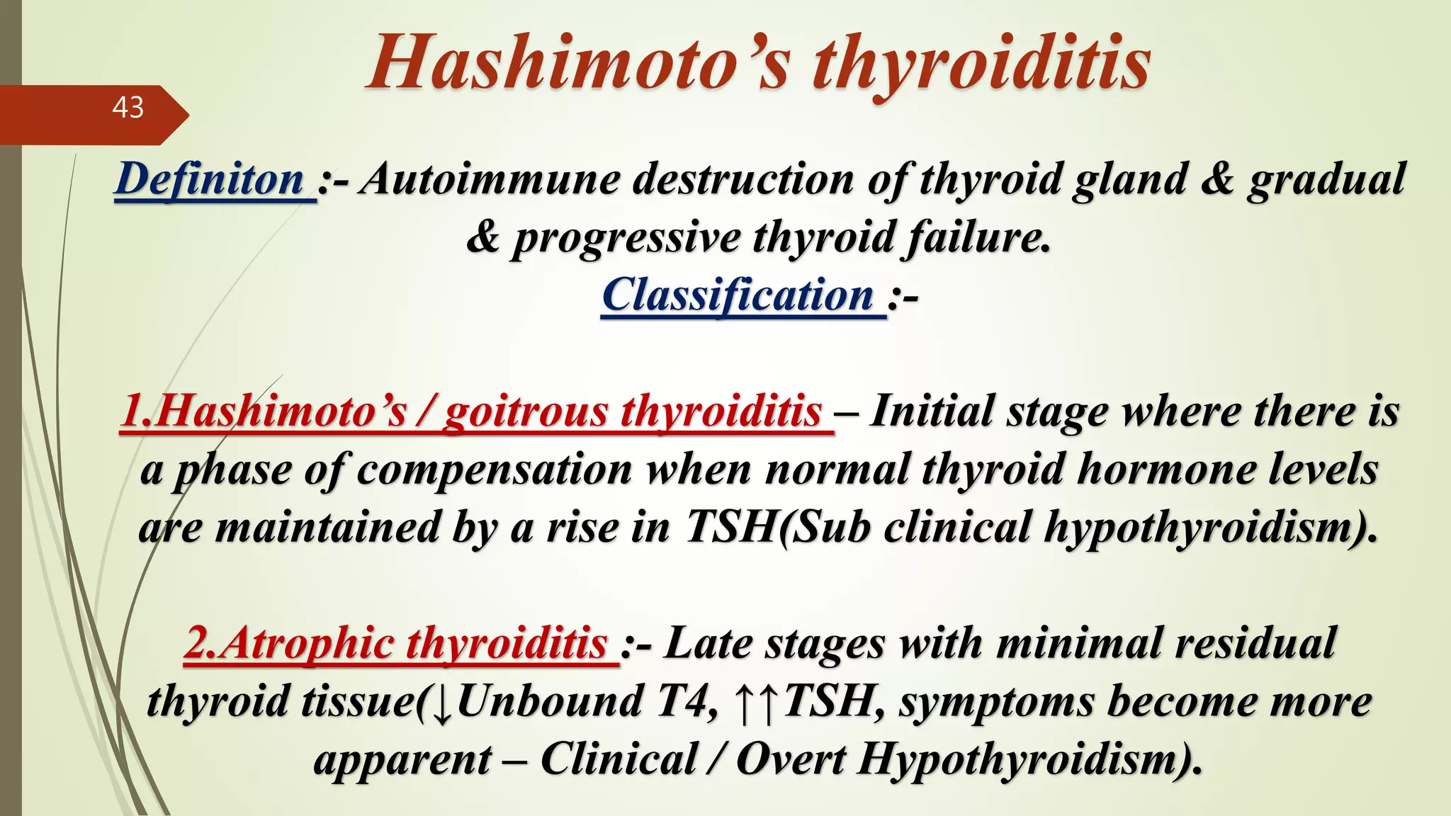 Thyroid and its pathology (Hypothyroidism). | PPTX | Thyroid Disorders | Endocrine and Metabolic ...