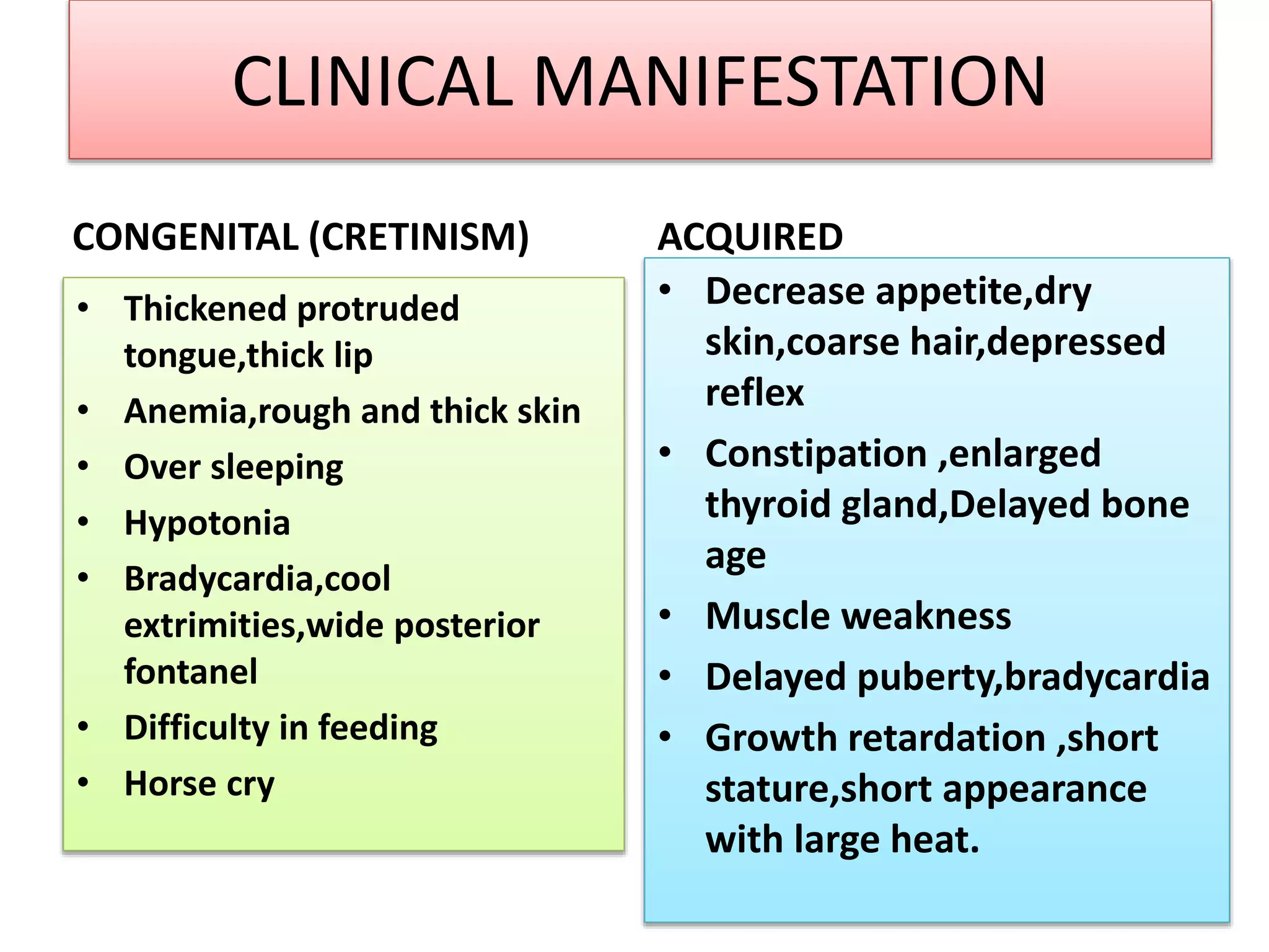 Hypothyroidism in children | PPTX
