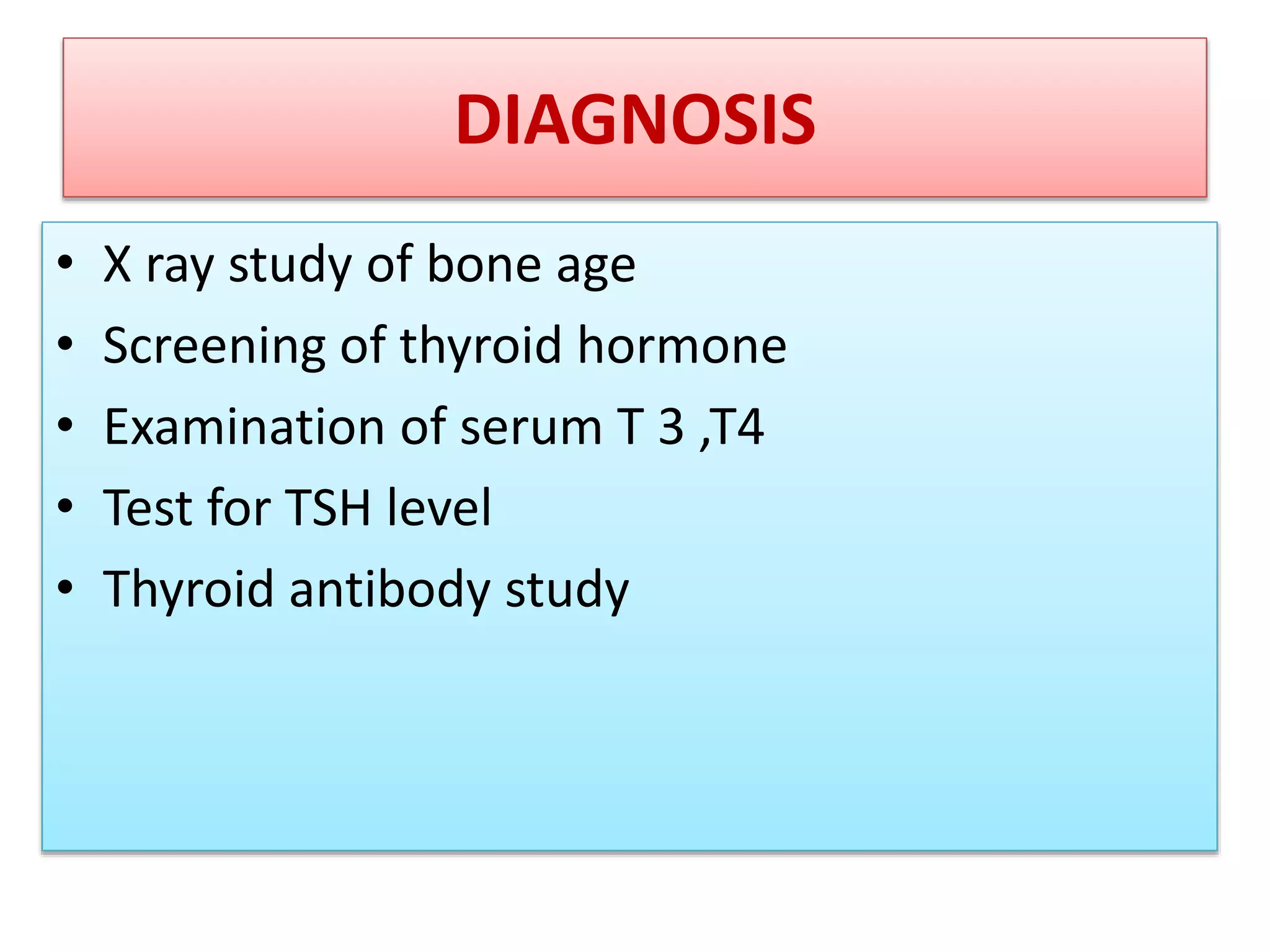 Hypothyroidism in children | PPTX